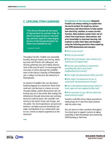 Educational Activities | Benjamin Franklin | Ken Burns | PBS