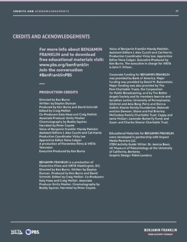 Educational Activities | Benjamin Franklin | Ken Burns | PBS